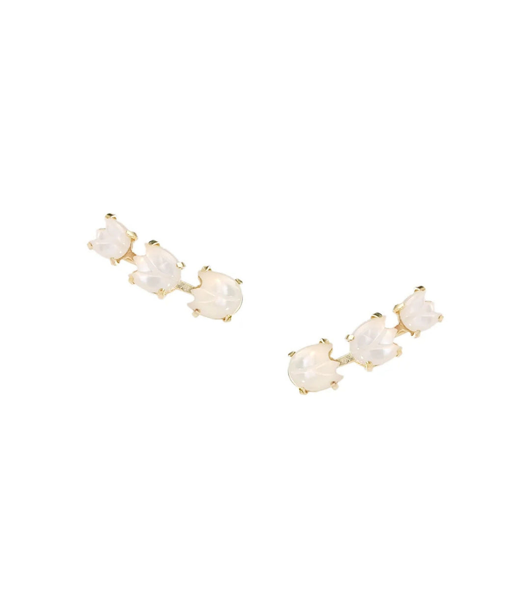 Sampaguita Bud Crawler Earrings – Sinta & Co.