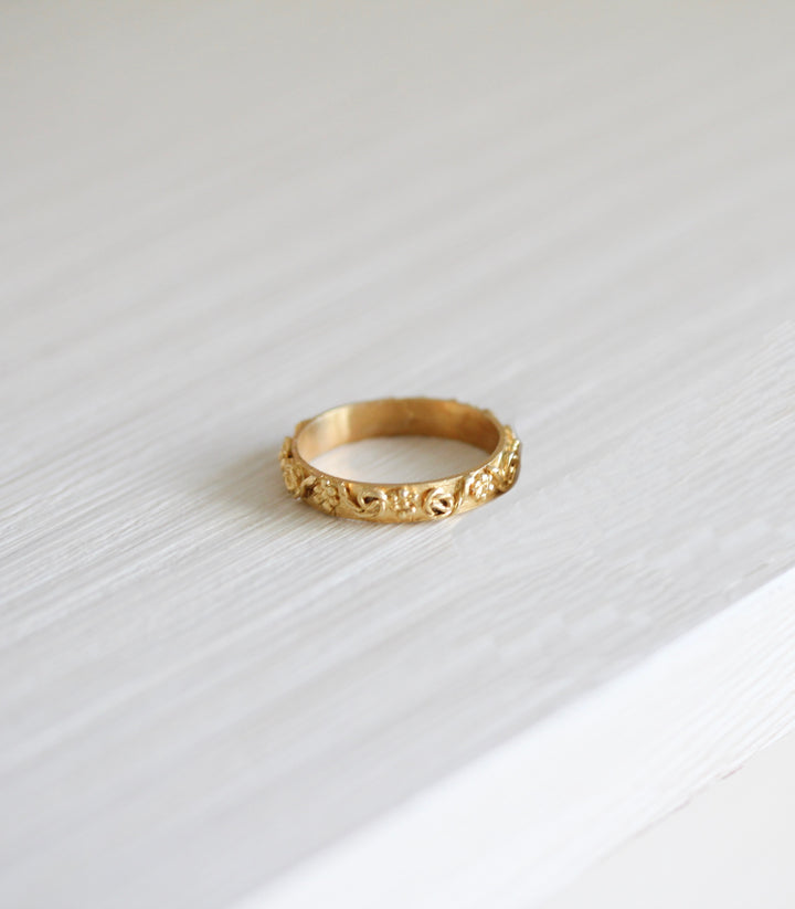 Gold Filigree Ring Bands Handmade in the Philippines – Sinta & Co.